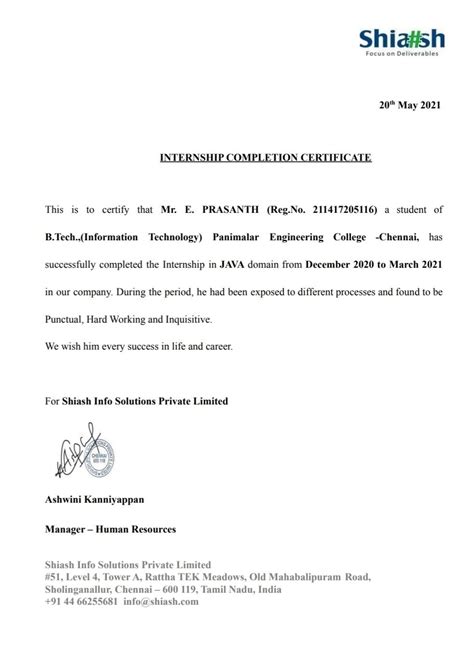 Prasanth E On Linkedin Java Internshipopportunity 23 Comments