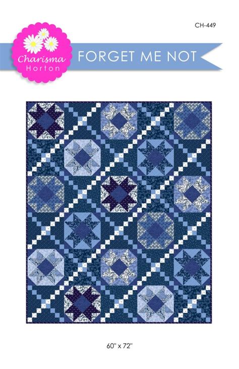 Quilt Pattern ~ Forget Me Not