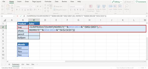 How To Use Sumproduct Across Multiple Sheets In Excel