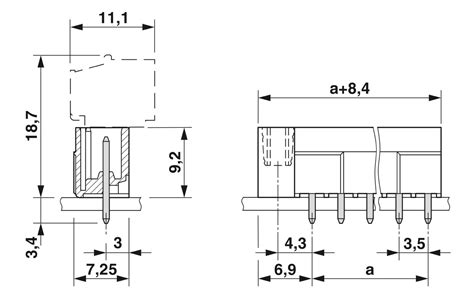 Mcv 1 5 8 Gfr 3 5 Tht Pcb Header 1963094 Phoenix Contact