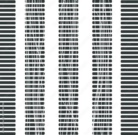 Texture In The Form Of Vertical Columns With Horizontal Short Stripes Some Objects Are Cut With