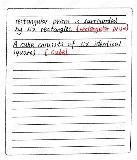 Solved Let Us Reflect What Is The Difference Between Cube And Rectangular Prism Math