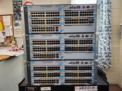 Lot Of Hp Procurve 5406zl J8697a Switches3 With Poe Govdeals