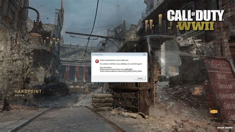 Call Of Duty World War 2 Directx Encountered An Unrecoverable Error ⋆