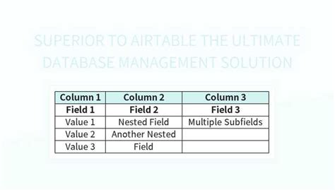 Superior To Airtable The Ultimate Database Management Solution Excel Template Free Download