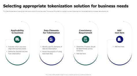 Selecting Tokenization Solution Powerpoint Presentation And Slides Ppt Slide Slideteam