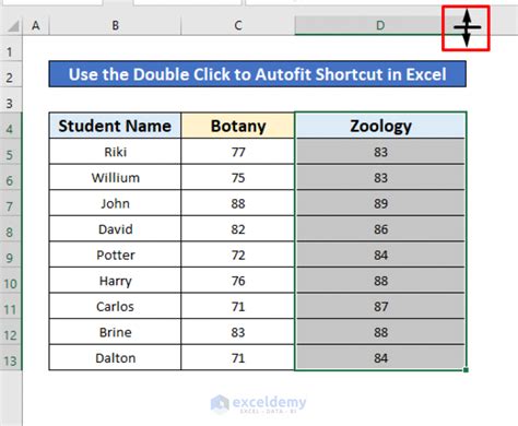 How To Use Autofit Shortcut In Excel 3 Methods Exceldemy