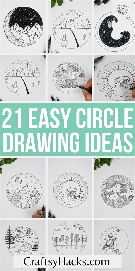 fun and simple circle drawing ideas