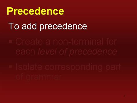 Compiler Construction Sohail Aslam Lecture 12 Parse Trees