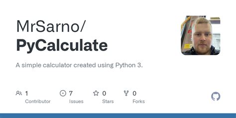 GitHub MrSarno PyCalculate A Simple Calculator Created Using Python