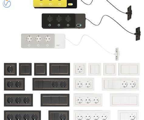 Artstation Jung Usb Electrician Socket Switch Indicator Surge Protector Extension