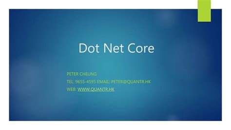 Dotnet Core Pptx