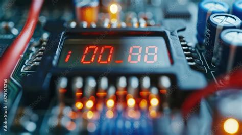 A Voltmeter Accurately Measuring Electrical Potential Difference In Circuits Indispensable For