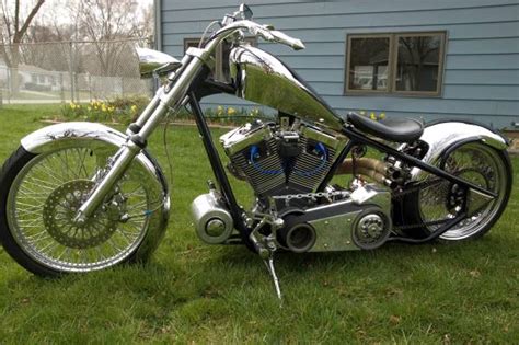 Reflect On This Chrome Chopper Bike Urious