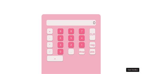 React Redux Calculator Forked Codesandbox