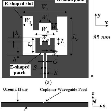 Pdf Broadband Coplanar Waveguide Fed Wide Slot Antenna