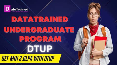 We Are Launching Dtup Datatrained Undergraduate Program Datatrained Education Youtube