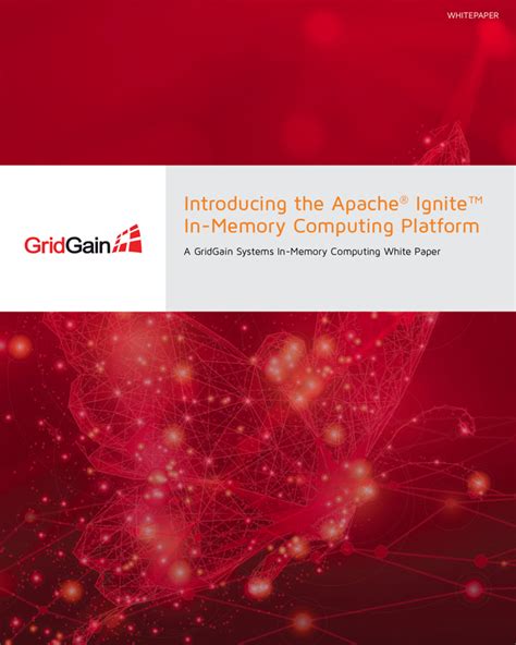 Apache Ignite Introduction GridGain Systems