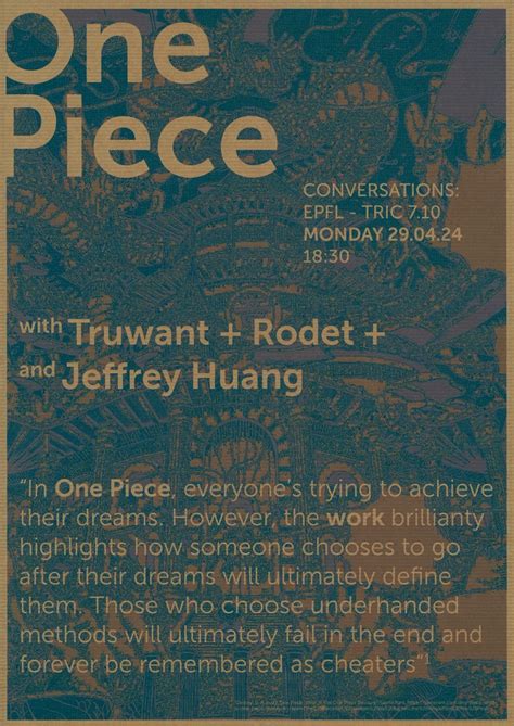 One Piece Conversations East Epfl