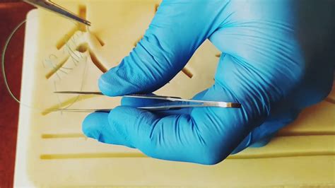 Simple Continuous Suture Youtube