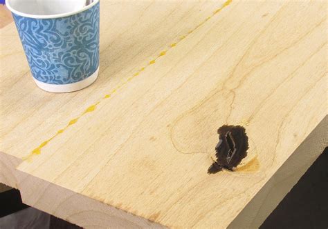 How To Fill Knot Holes And Cracks With Black Epoxy Woodworkers Source Blog