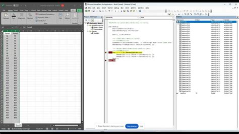 Fastest To Load Data From Cell To Array เอาข้อมูลจาก Cell เข้าใปเก็บในตัวแปร Array Youtube