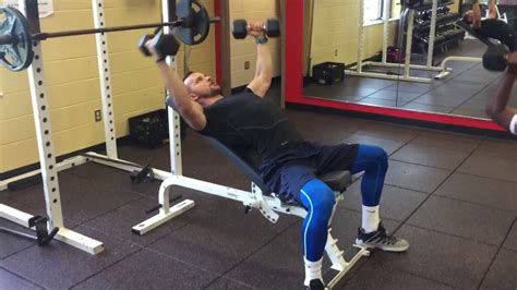 Флайс с дъмбели на горна лежанка Youtube