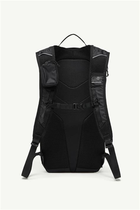 Black Nylon Backpack Mm6 X Salomon Mm6