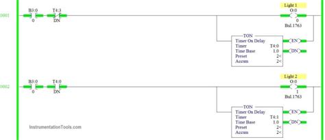 Plc Programming To Control Lights In A Sequence