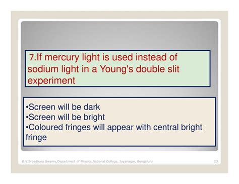 Interference Of Light Presentation Pdf