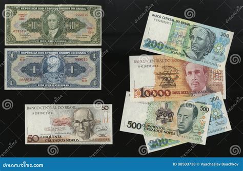 Banknotes Of The Central Bank Of Brazil Samples Withdrawn From
