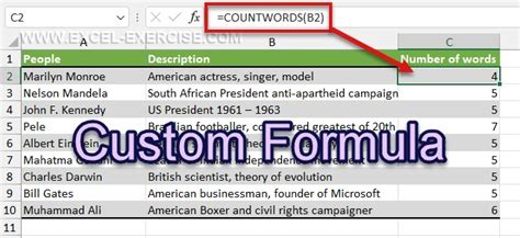 Count Words In An Excel Cell