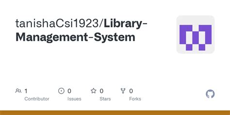 Github Tanishacsi1923library Management System