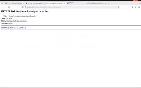Ignition Having Issues Launching Designer From The Gateway For A Linux Ubuntu Ignition