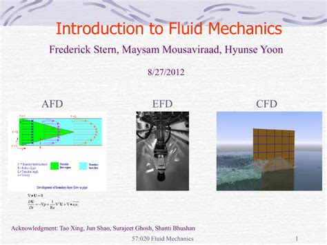 Fluid Dynamics