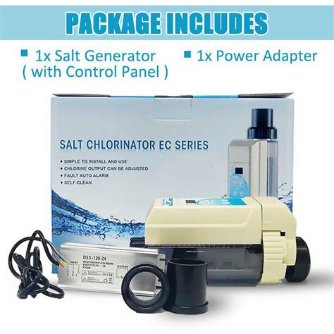 Complete Salt Water Chlorine Generator System Chlorination
