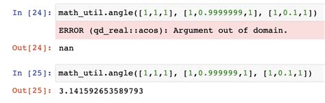 Math Utils Angle Between Almost Identical Points Returns Nan Issue