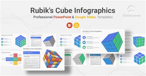Rubik Cube Infographics Powerpoint Template Designs Slidegrand