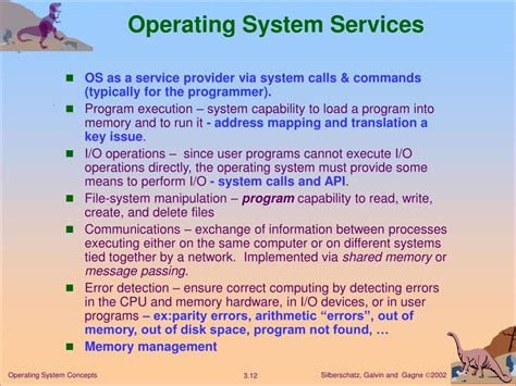 Ppt Chapter 3 Operating System Structures 91503 Powerpoint Presentation Id361974