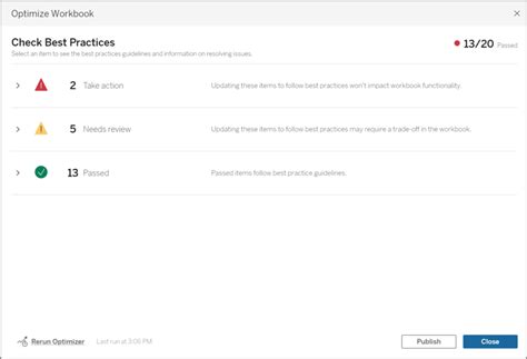 How To Run And Interpret The Tableau Workbook Optimizer