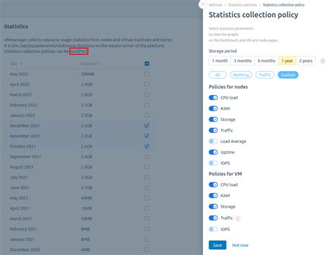 Monitoring And Managing Vmmanager Statistics — Instructions Ispsystem