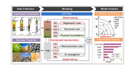 Disentangled Representation Aided Physics Informed Neural Network For Predicting Syngas