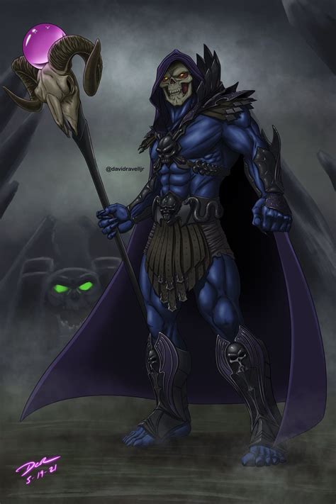Skeletor Fan Art By Me 25hrs R Procreate