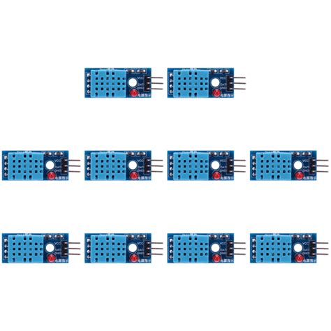 Peggybuy 3 3v 5v Dht11 Sensor Module Dht11 Digital Humidity Sensor 3 Wire Ultra Low Power