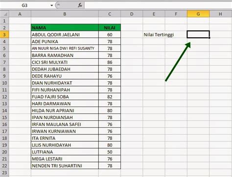 Rumus Menjumlahkan 3 Nilai Tertinggi Dalam Excel Adh Excel Tutorial