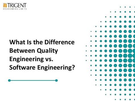 what is the difference between quality engineering vs software