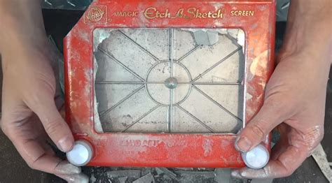 They Dissect An Etch A Sketch To See How It Actually Works From The Inside
