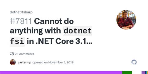 Cannot Do Anything With `dotnet Fsi` In Net Core 3 1 Preview · Issue