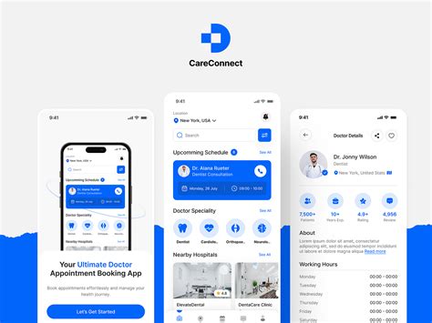 Doctor Appointment App Ui Design Figma Ui Design Healthcare App Ui