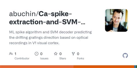 Github Abuchinca Spike Extraction And Svm Decoder Ml Spike Algorithm And Svm Decoder